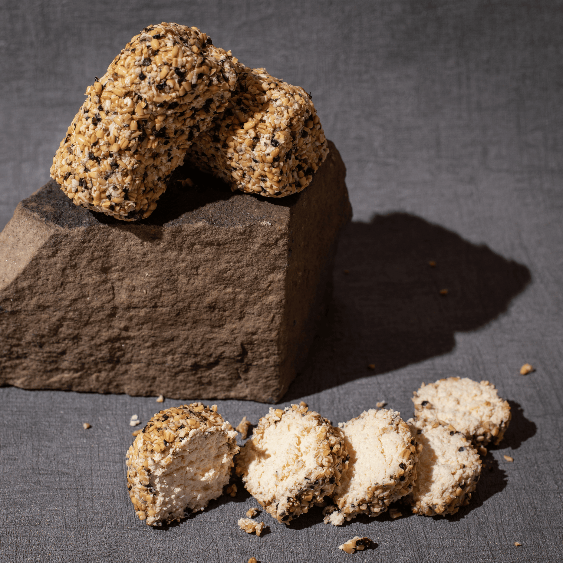 Black Crowdie | Dry Curd Scottish Cheese | HFC – Highland Fine Cheeses