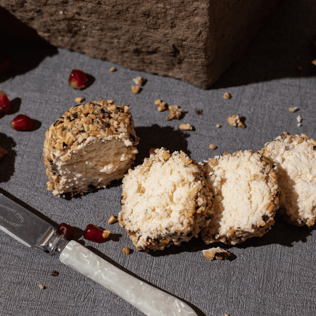 Black Crowdie | Dry Curd Scottish Cheese | HFC – Highland Fine Cheeses